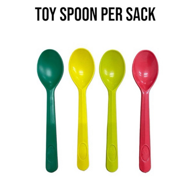 10KG Toy Spoon in Green Red Blue Disposable | Shopee Philippines