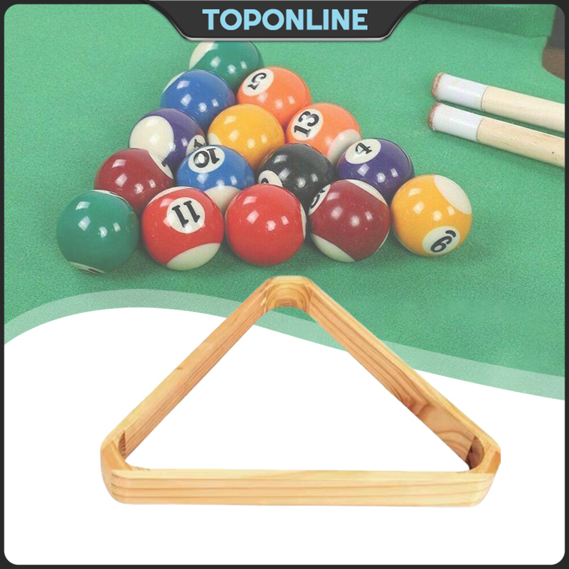 Wooden Billiard Triangle Rack 2-1/4 Pool Billiard Triangle Frame ...