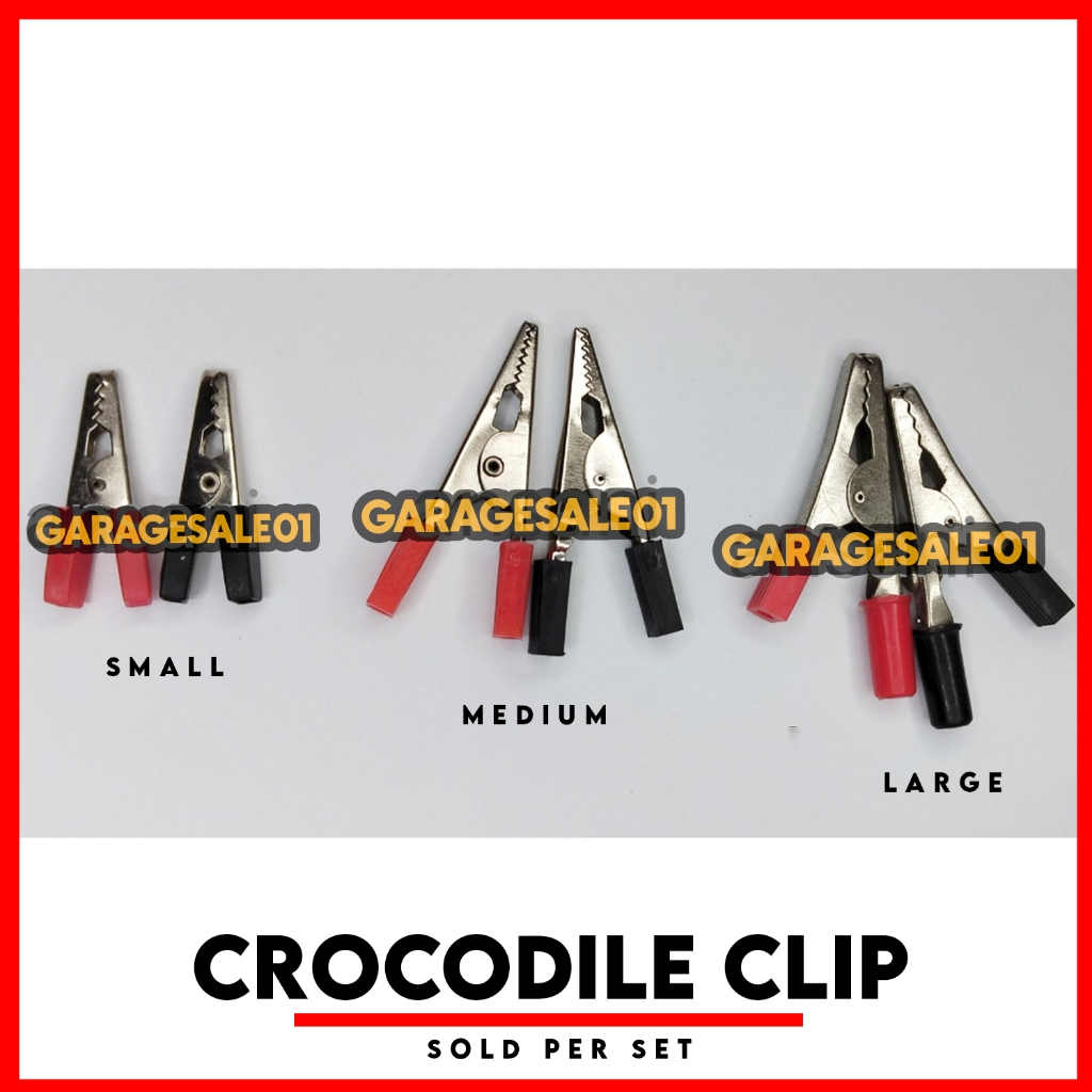 ⭐1-SET CROCODILE CLIP - SMALL, MEDIUM, LARGE⭐ | Shopee Philippines