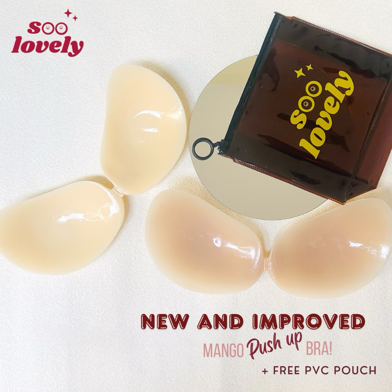 SooLovely Mango Push up Bra | Adhesive Reusable Sweatproof Waterproof ...