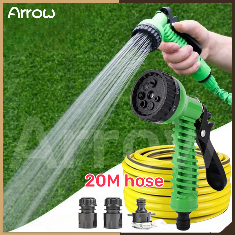 Arrow Garden Hose High Pressure Gun Sprinkler Nozzle Adjustable Car ...
