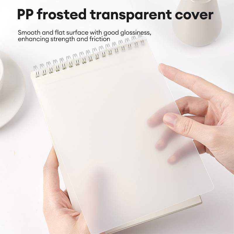 Deli A5/B5/A4 Binder Notebook 80 Sheets Line/Grid Spiral Notebooks ...