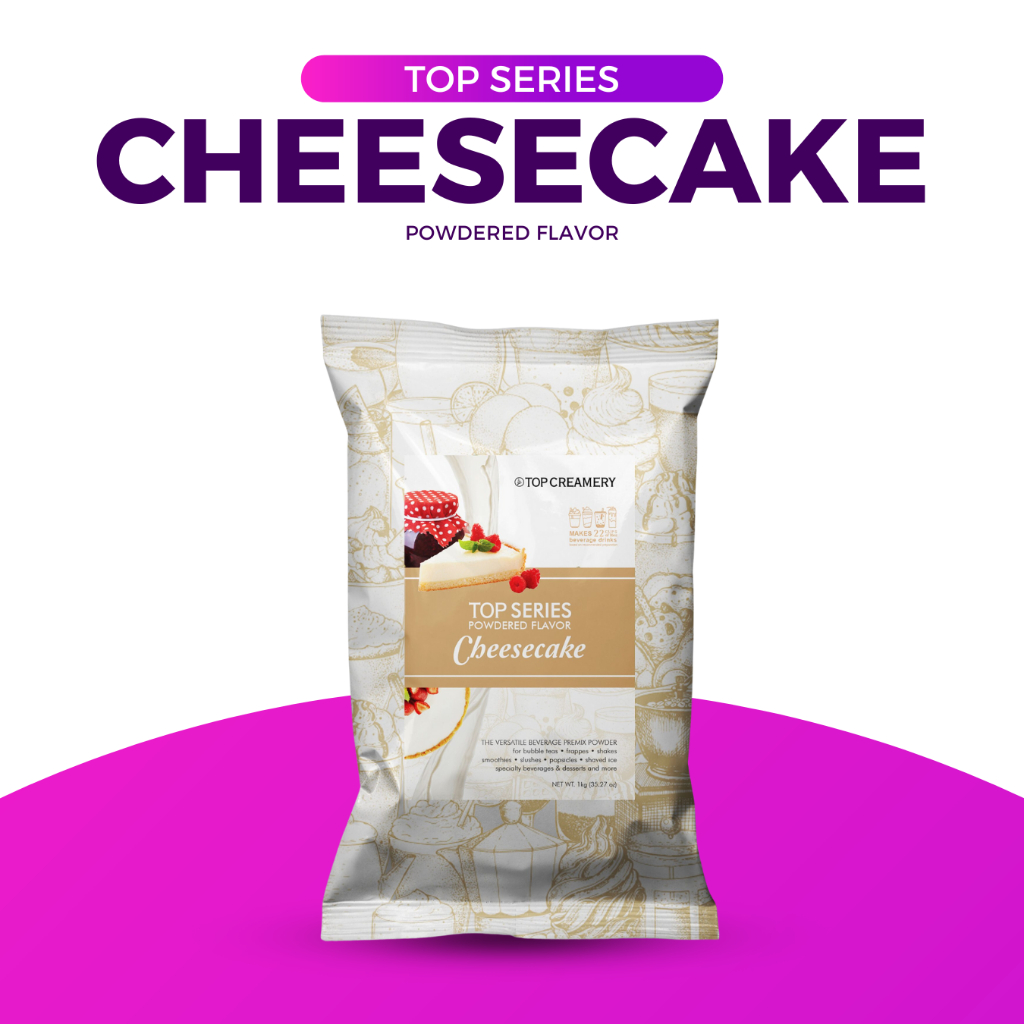 Top Creamery Cheesecake Powdered Flavor 1KG | Shopee Philippines