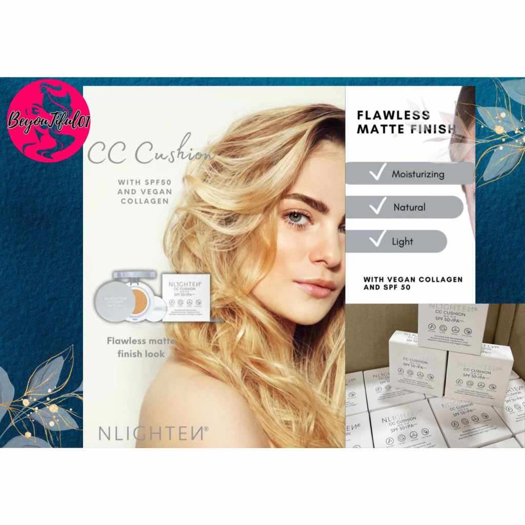 NEW NLIGHTEN CC CUSHION with VEGAN COLLAGEN | Shopee Philippines