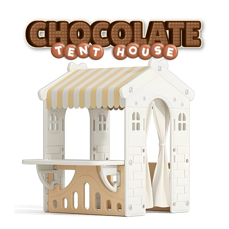 BB Chocolate Tent House Playhouse Indoor Outdoor Toy Portable for Kids ...
