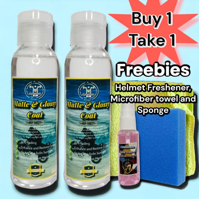 MOTOSHIELD (60ml) Matte and Glossy Coat ARMOR WAX (ORIGINAL)(sponge ...