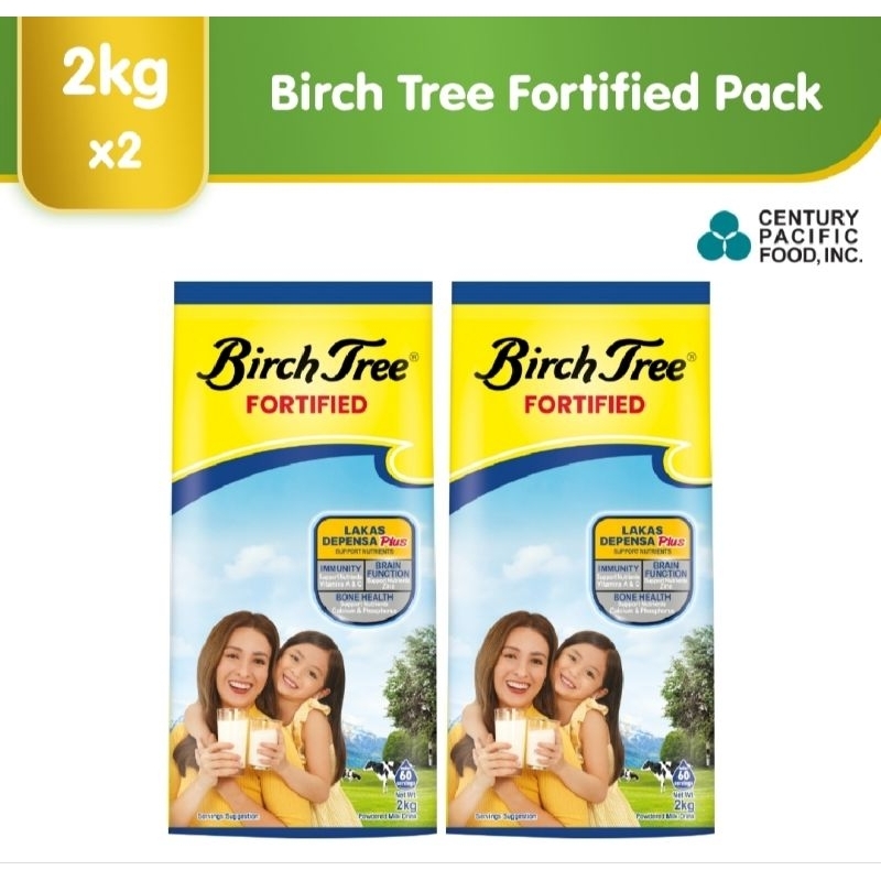 Birch Tree Fortified 2kg (Packs of 2) | Shopee Philippines