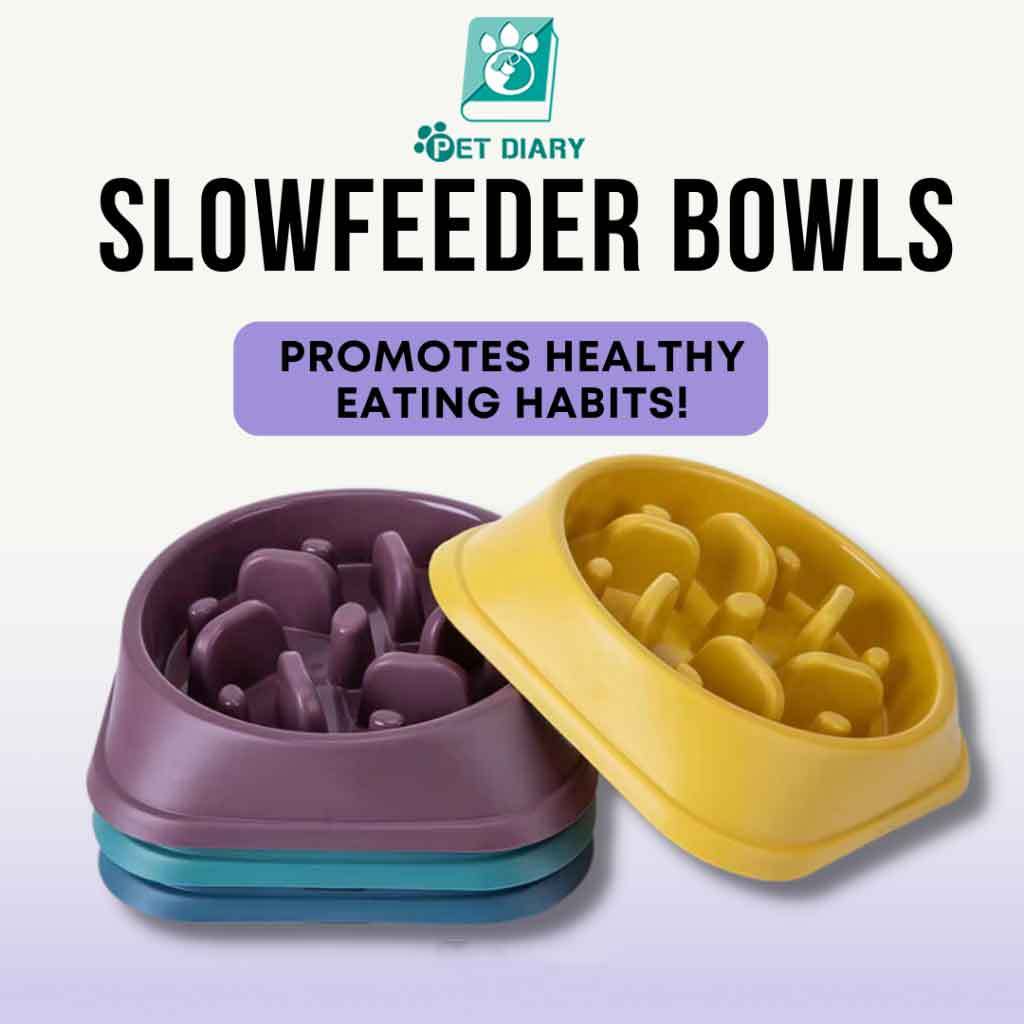 Dog Slow Food Bowl Dog Bowl Pet Bowl Anti-Choking Bowl Puppy Kitten Cat ...
