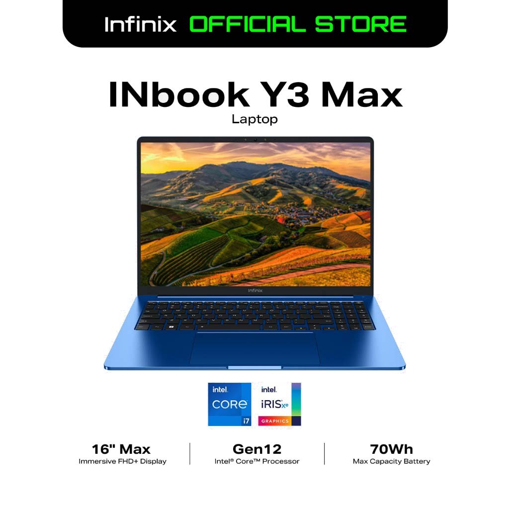 Infinix INbook Y3 Max, Core i7, 16GB + 512GB Laptop | Shopee Philippines