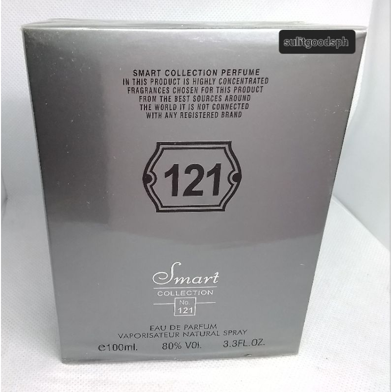 SMART COLLECTION PERFUME NO. 121 FOR MEN 100 ML EDP | Shopee Philippines
