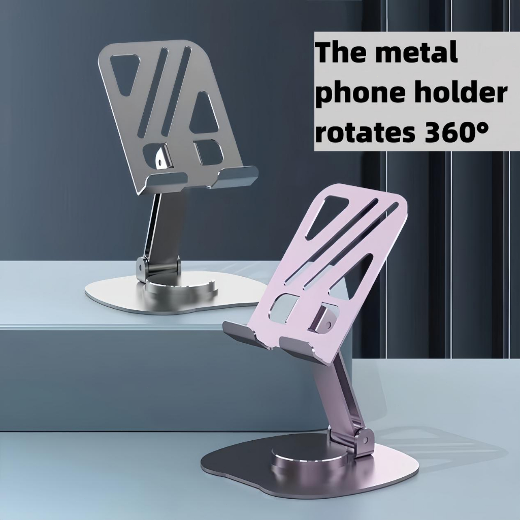 All-metal aluminum alloy 720° infinite rotation holder mobile phone ...
