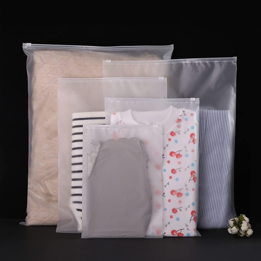 Frosted Slide Zip Plastic Bags Clear Plastic Bag for Packaging Products ...