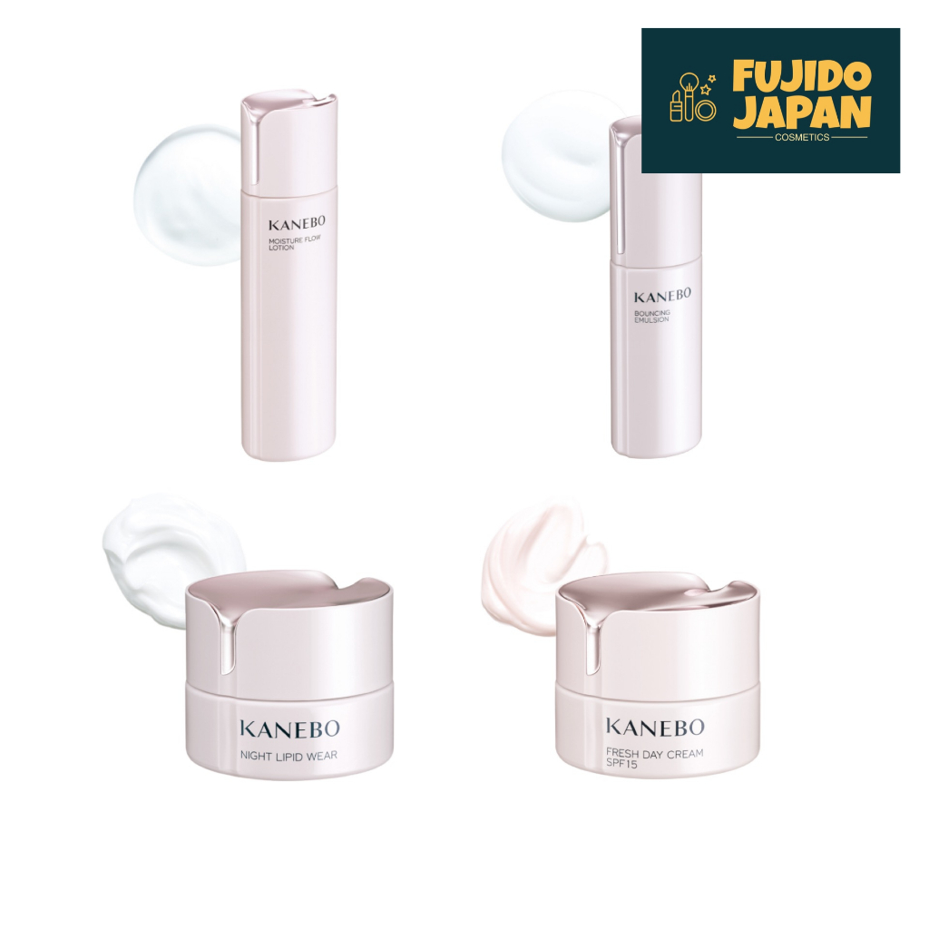 【Shipping from Japan】 Kanebo Moisture Flow Lotion / Bouncing Emulsion / Fresh Day Cream / Night ...