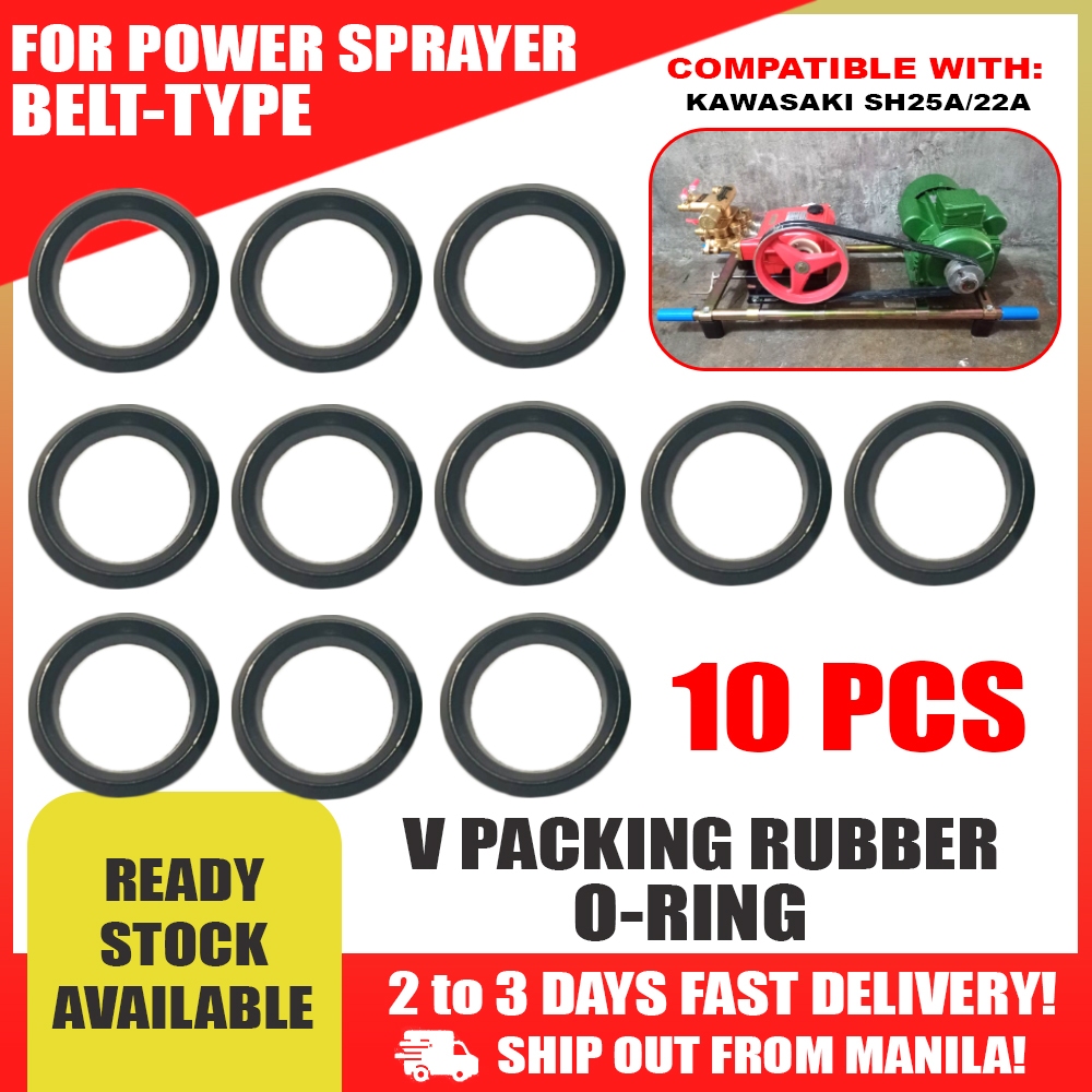 V Packing 22mm (10 PCS) for Belt Type Power Sprayer for Belt Type ...