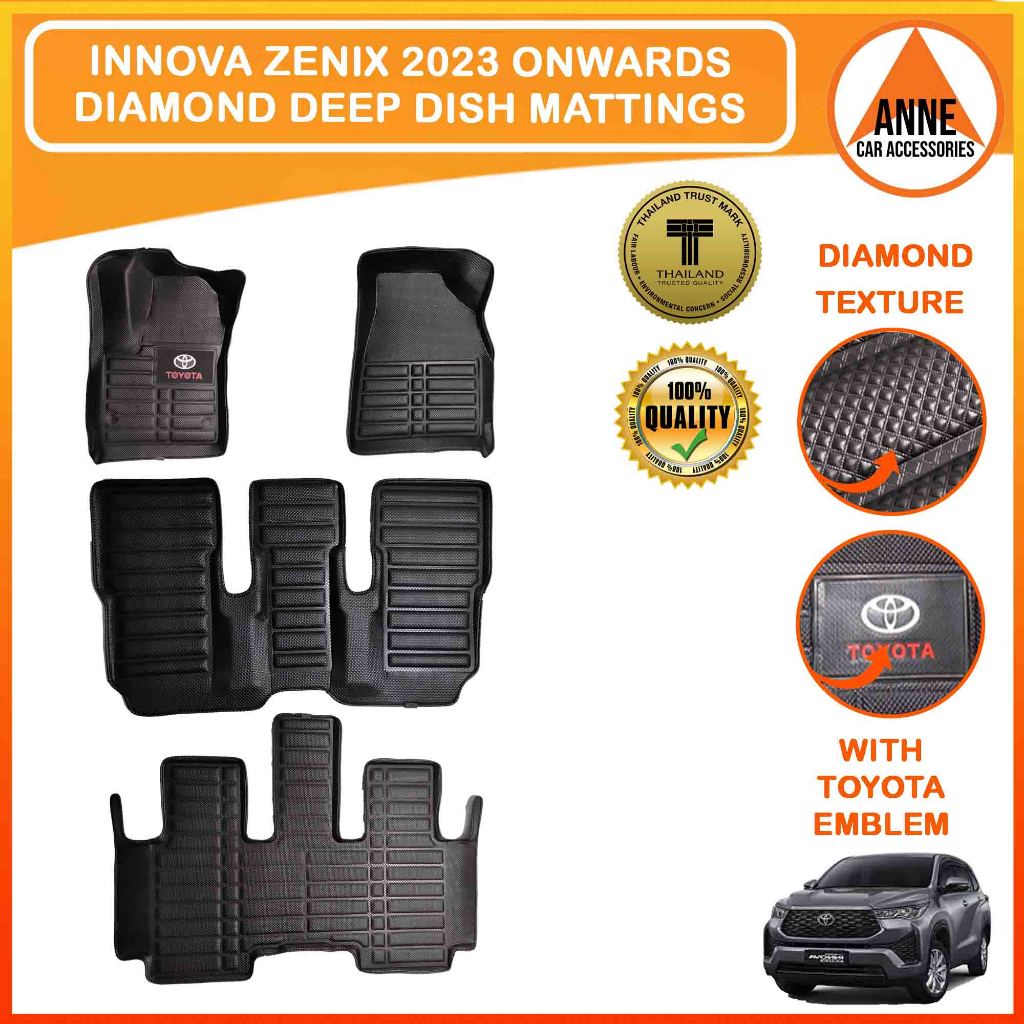 TPE / 5D Diamond Deep Dish Matting Toyota Innova Zenix 2023 - Onwards ...