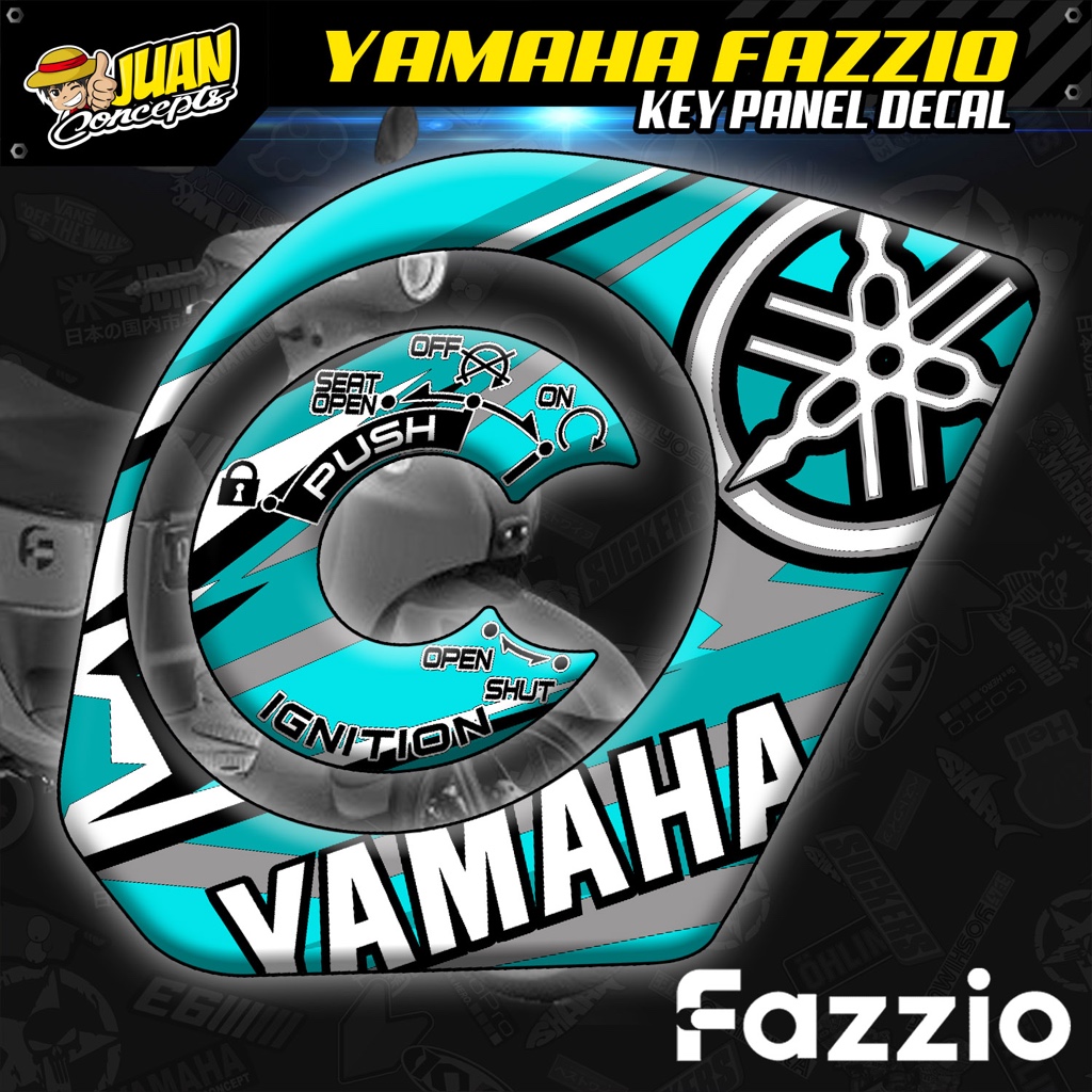 Yamaha Fazzio Key Panel Protector Sticker | Shopee Philippines