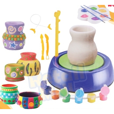 [Shipping within 24 hours]DIY Toy for Kids Art Pottery Artist Studio ...