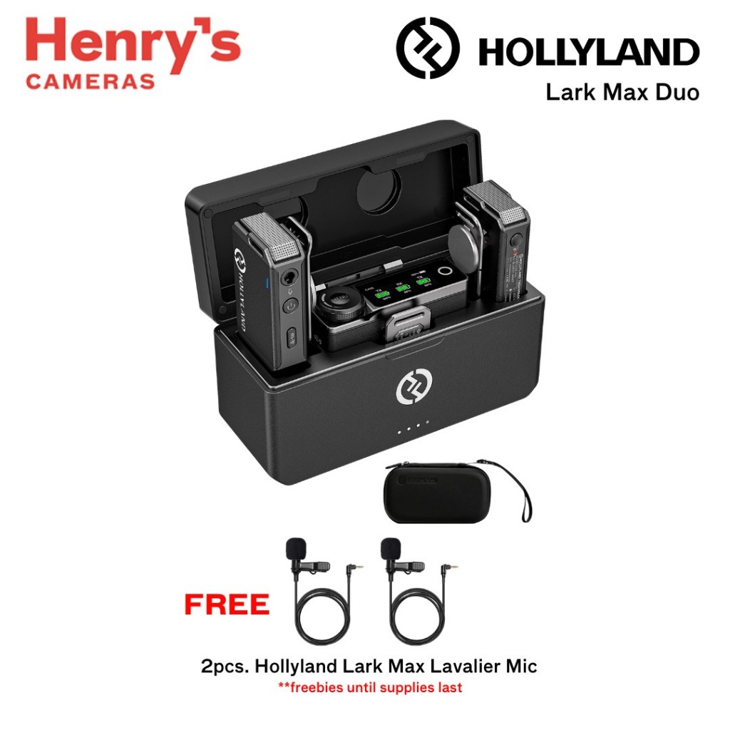 Hollyland Lark Max Duo Wireless Microphone - Henry's Cameras | Shopee ...