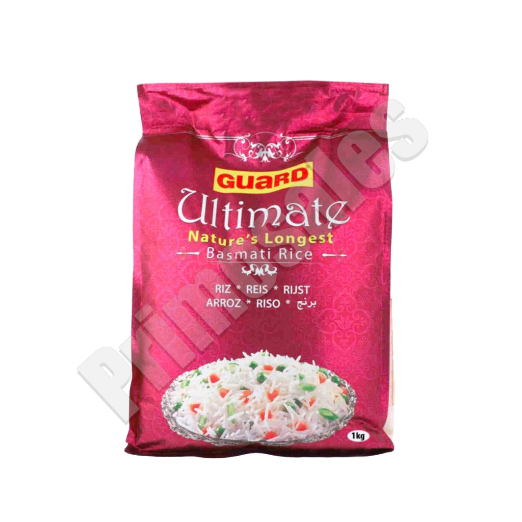 Guard Ultimate Nature longest Basmati Rice 1Kg (8.30mm average grain ...