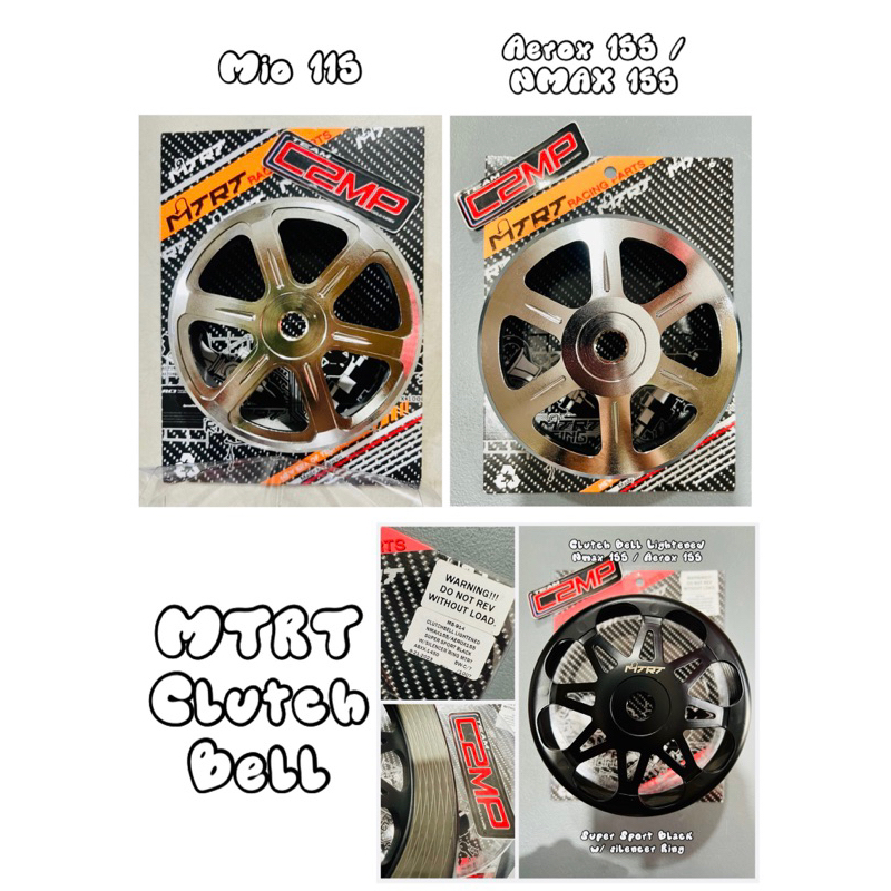 MTRT Clutch Bell YAMAHA Mio Sporty , Aerox 155 , NMAX 155 V1 V2 , XMAX ...