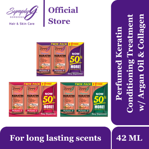 Symply G Perfumed Keratin Conditioner w/ Argan Oil and Collagen ...