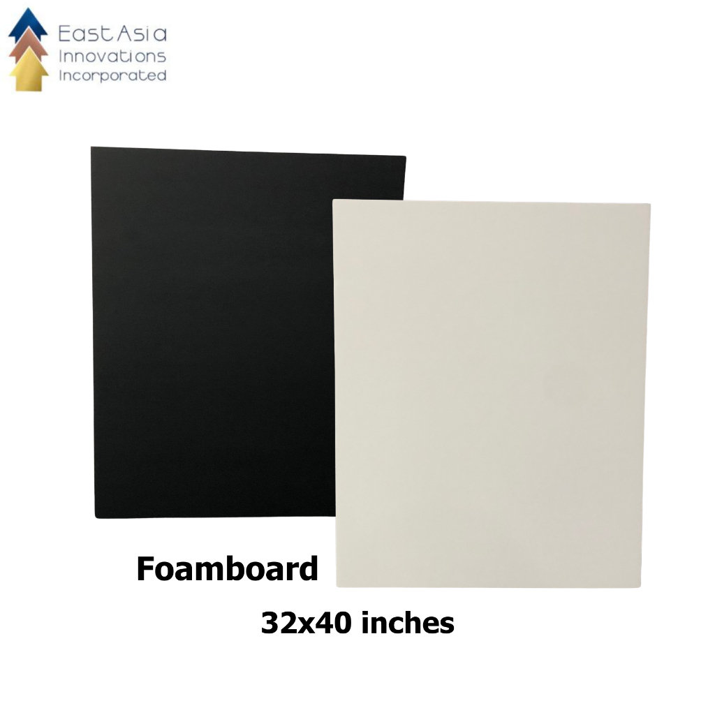 Foamboard Black and White 5mm thick / 32x40 inches per piece | Shopee ...