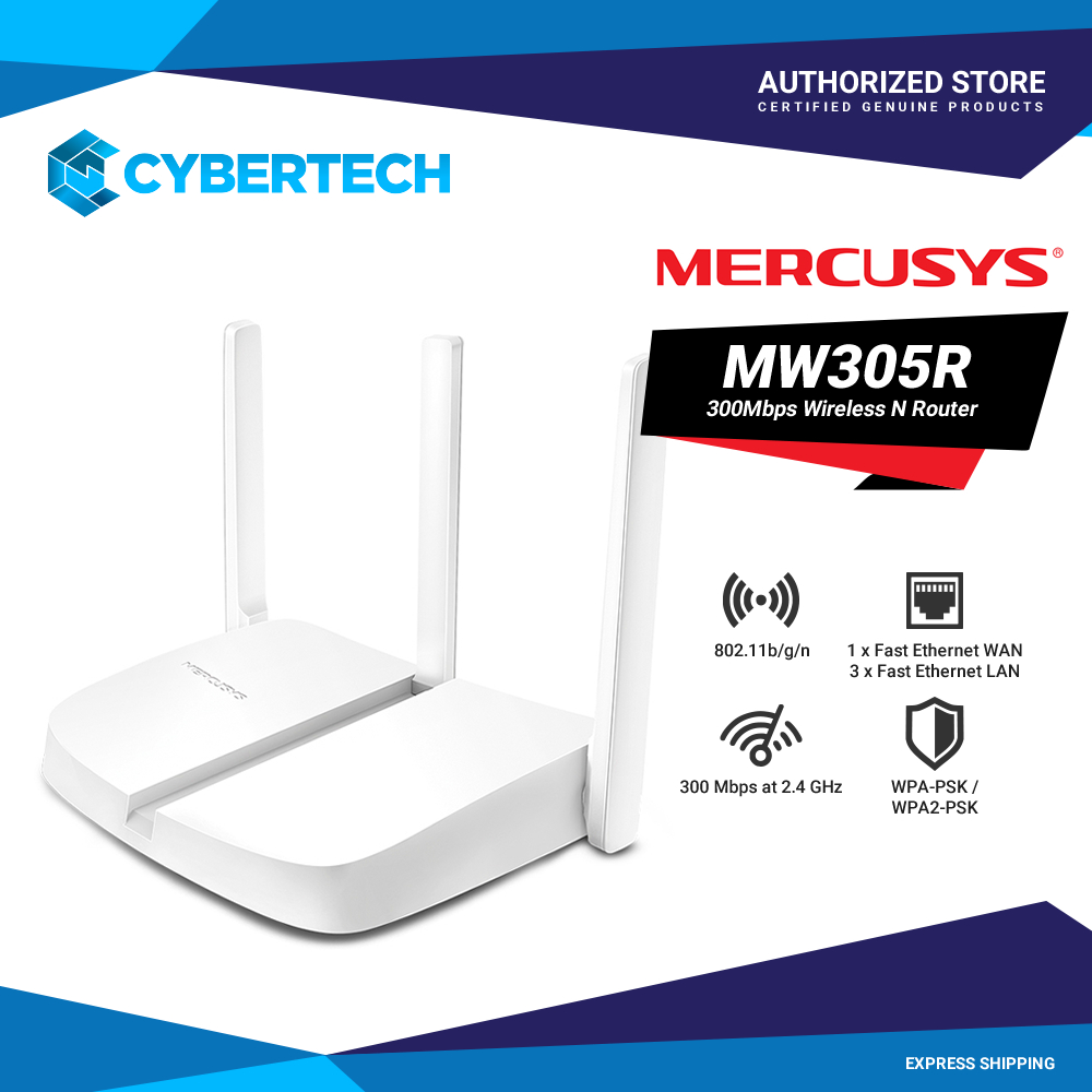 Mercusys MW305R 300Mbps Wireless N Router | Shopee Philippines