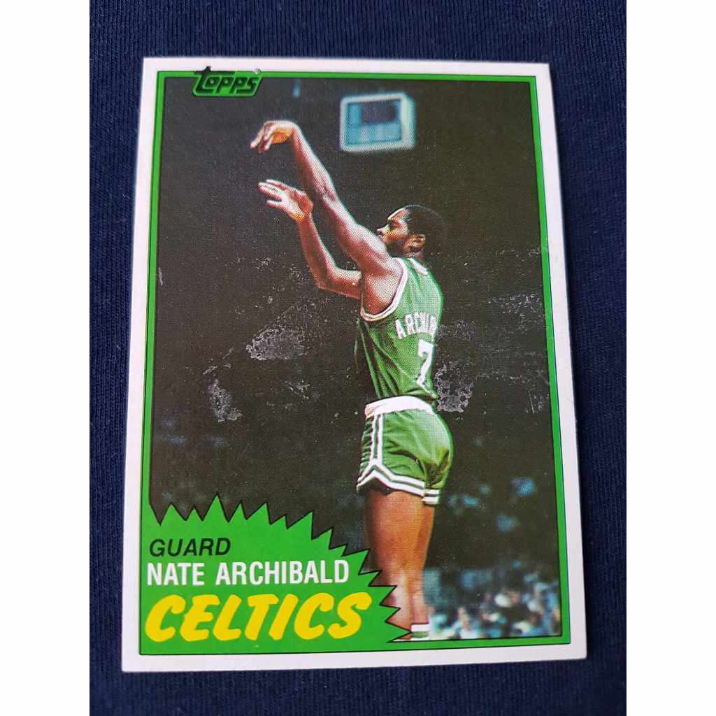 Nate "Tiny" Archibald Legend Hall of Fame Topps 1981 Vintage Card ...
