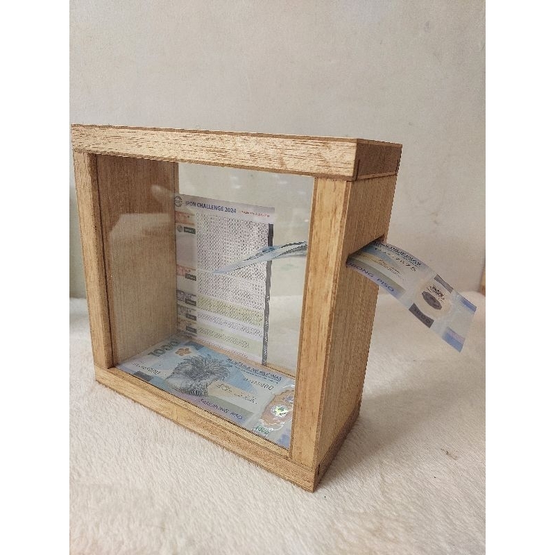 Reusable Wooden Alkansya 2024 (1) | Shopee Philippines