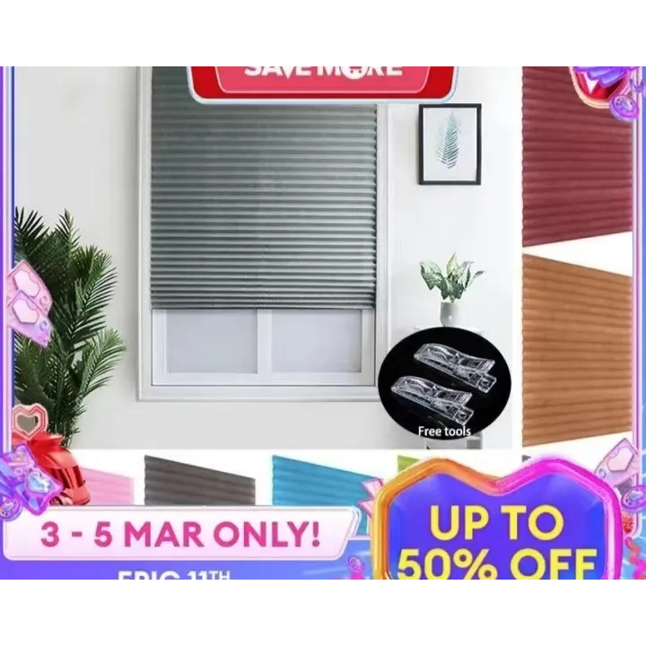 Adhesive Roller Blinds Window Pleated Zebra Blinds And Shades Blind ...