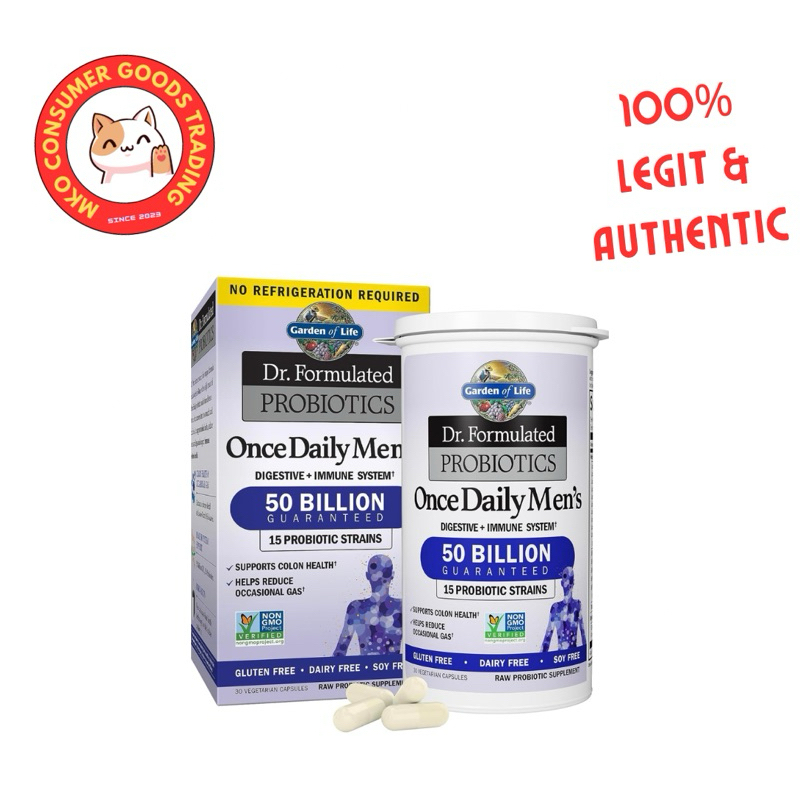 Garden Of Life Probiotics For Men Dr Formulated 50 Billion Cfu 15