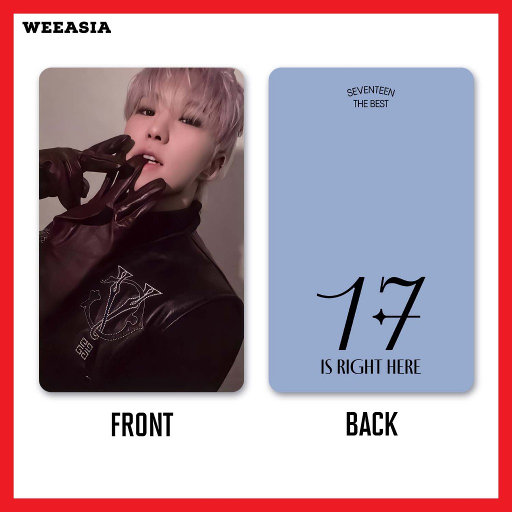 SEVENTEEN 17 IS RIGHT HERE WEVERSE LUCKY DRAW LOMO CARDS PHOTOCARDS with FREEBIES | WEEASIA ver ...