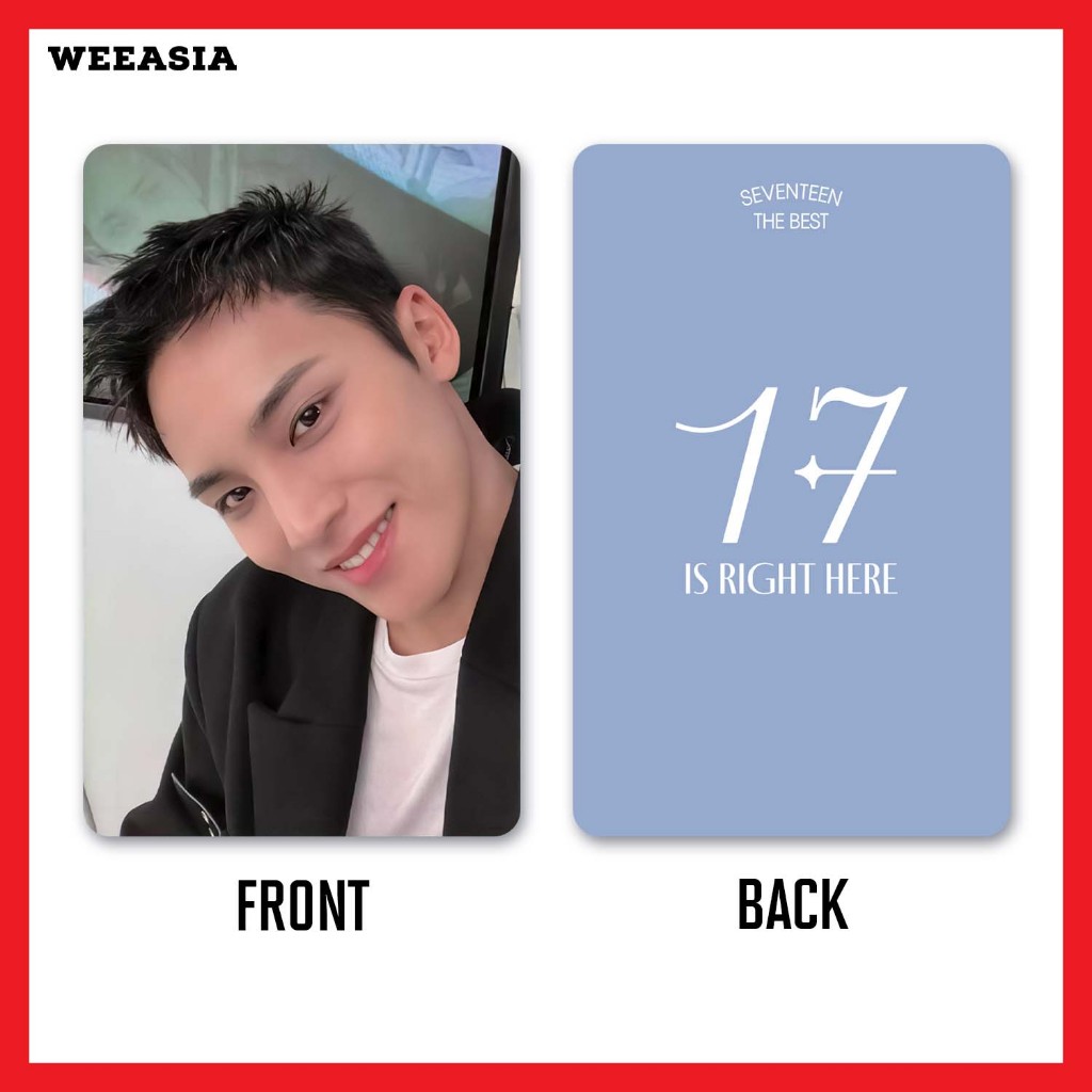 SEVENTEEN 17 IS RIGHT HERE WEVERSE LUCKY DRAW LOMO CARDS PHOTOCARDS with FREEBIES | WEEASIA ver ...