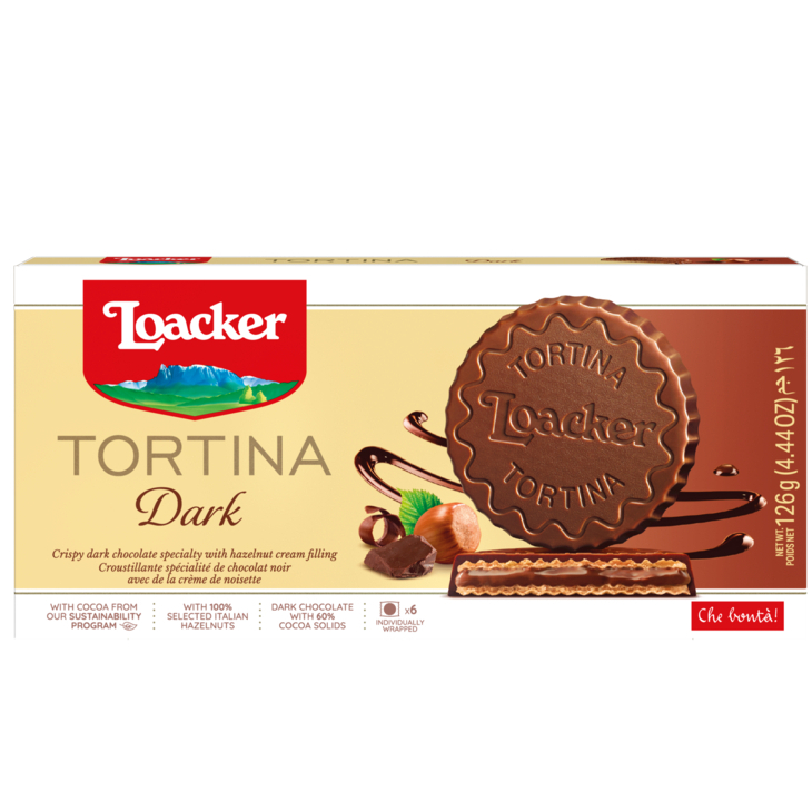 Loacker Tortina Dark Chocolate (6 x 21g) | Shopee Philippines