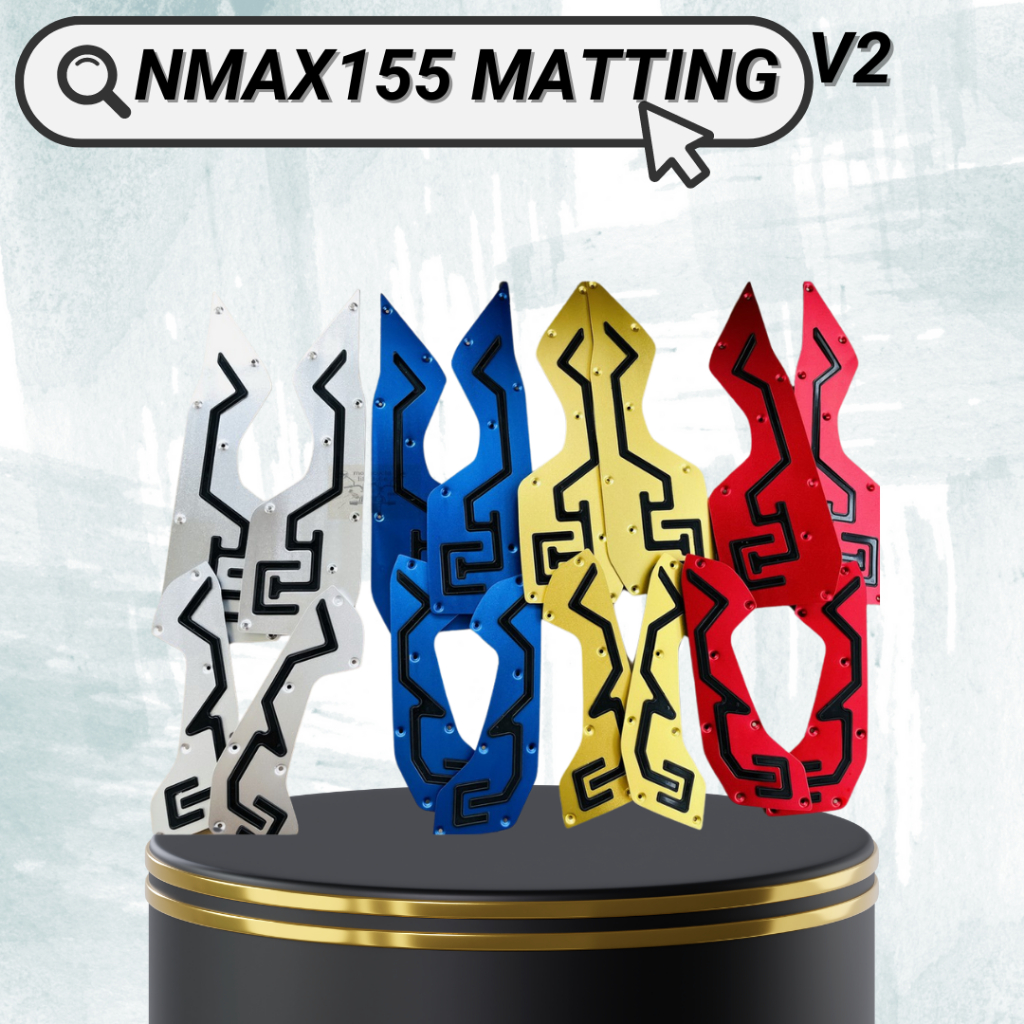 Yamaha Nmax 155 v2 Footrest Step Board Matting Alloy Quality Made in ...