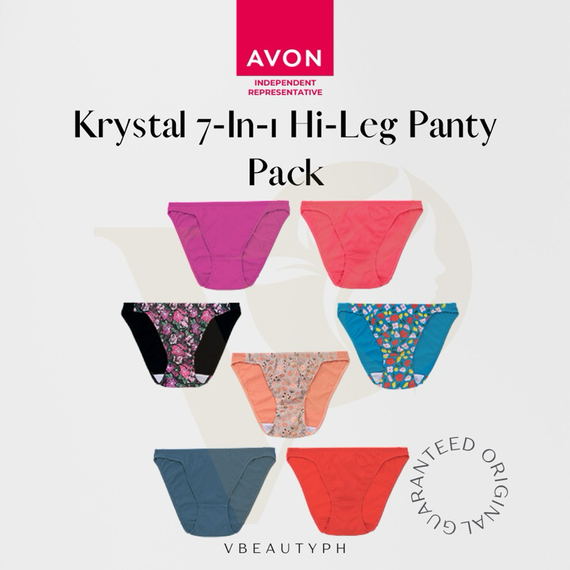AVON Krystal 7-In-1 Hi-Leg Panty Pack | Shopee Philippines