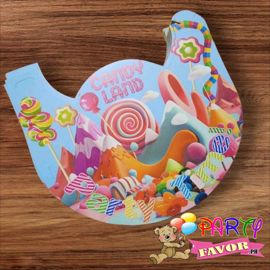 CANDY LAND THEME PARTY HATS 10pcs. /partyfavorph | Shopee Philippines