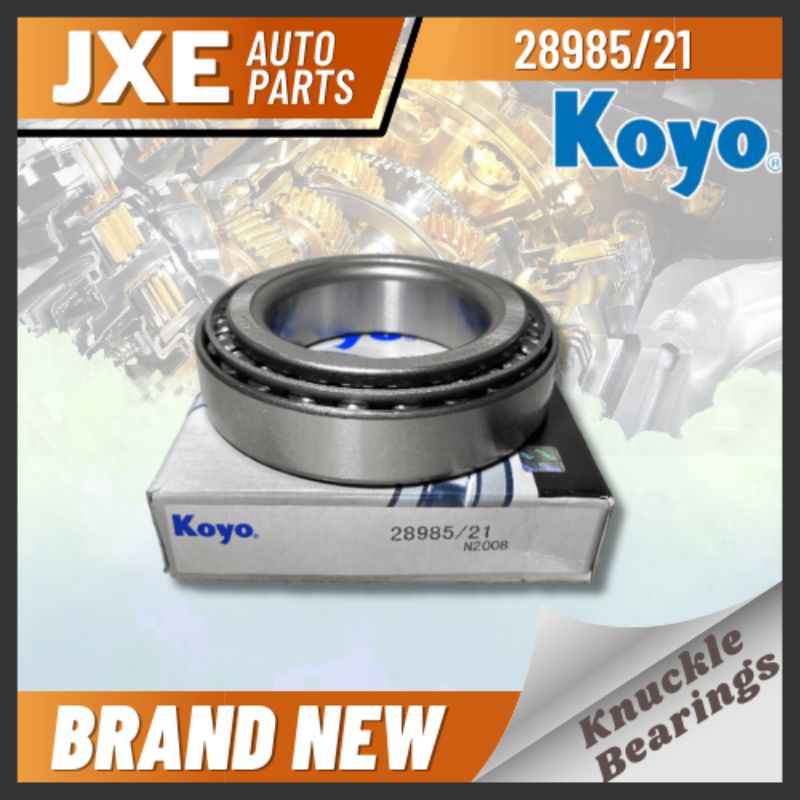 Tapered Roller Knuckle Bearings Cone & Cup (28985/21) KOYO Parts ...