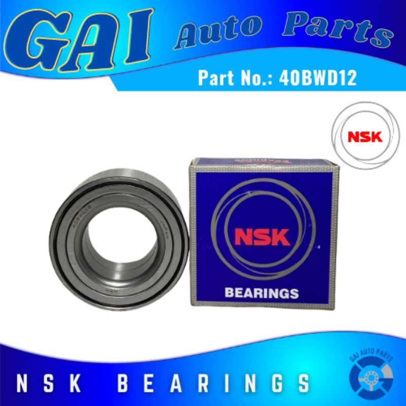 NSK Wheel Bearing for TOYOTA ALTIS FRONT 2001-2018 (40BWD12) | Shopee ...