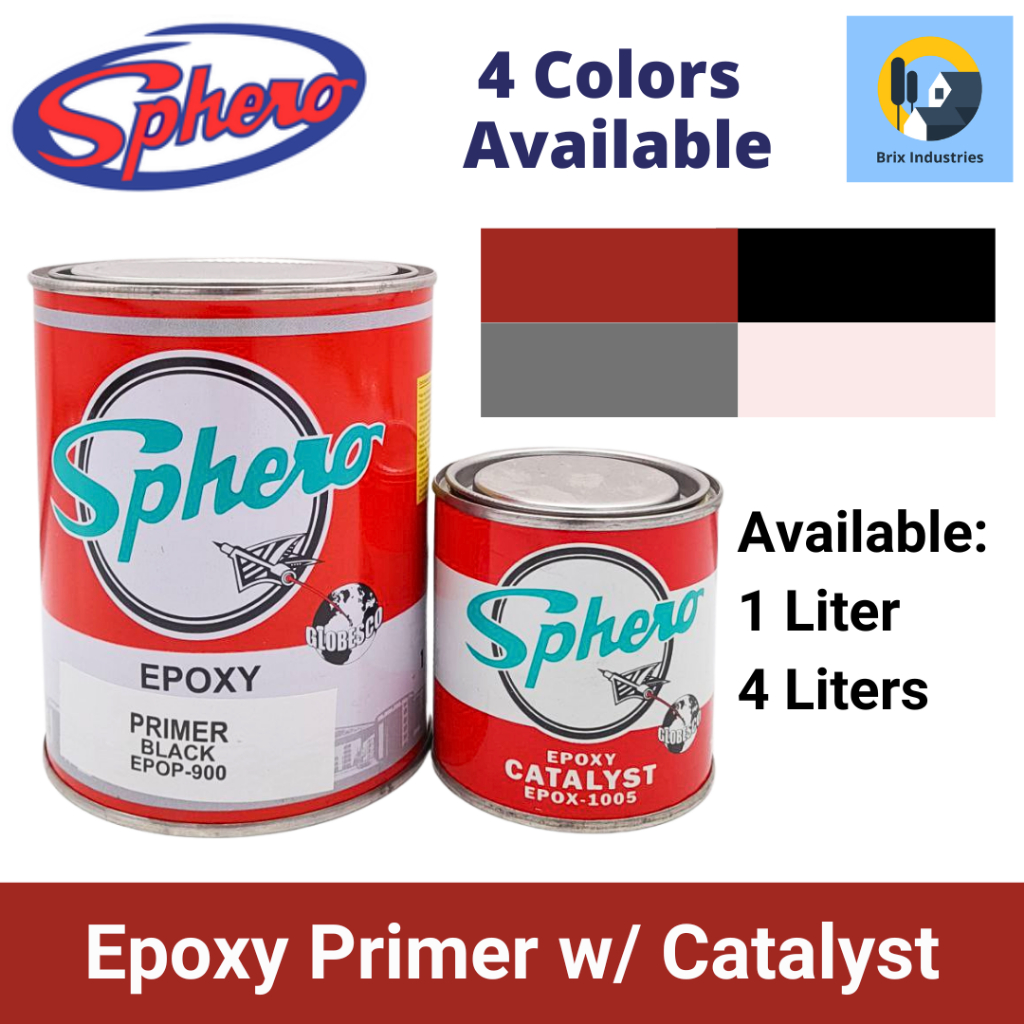 Sphero Epoxy Primer 4 Liters (Gallon) 4 Colors Available | Shopee ...