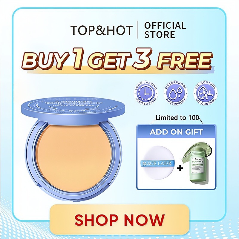 SACE Lady Face Waterproof Powder Oil Control Matte Setting Long Lasting ...