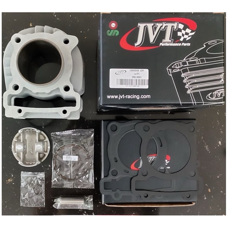 JVT CYLINDER BLOCK NMAX/AEROX CHROME BORE 59mm/62mm/63mm/66mm | Shopee ...