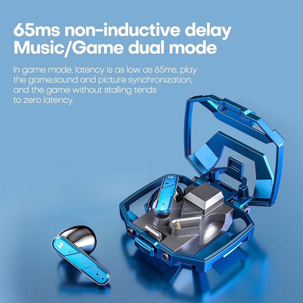 Monster XKT09 Wireless Bluetooth 5.2 Gaming Earphones TWS Bass HIFI ...