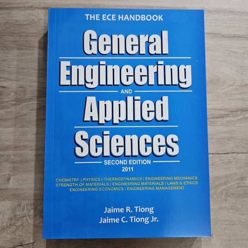 General Engineering and Applied Sciences second edition 2011 | Shopee ...