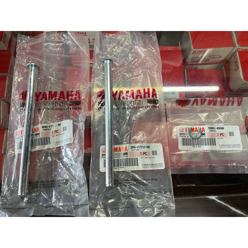GENUINE AXLE/CIRCLIP CENTER STAND/SHAFT MAIN STAND AEROX V1/MIOI125 ...