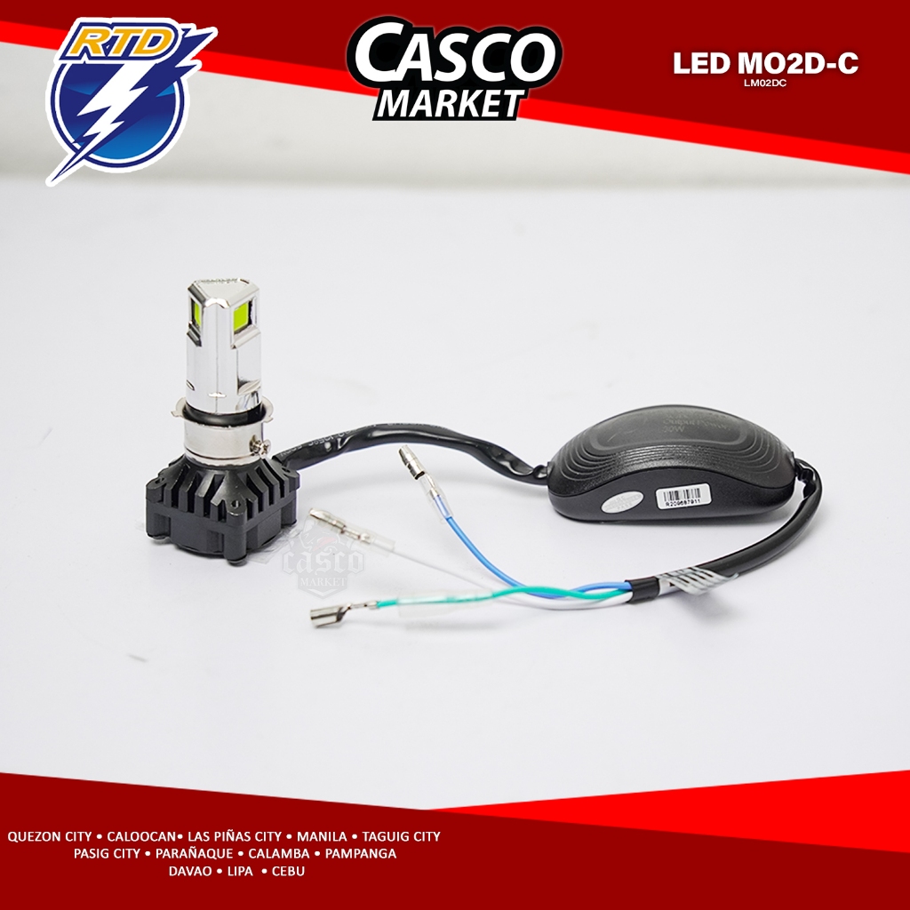 RTD- LED M02D-C MOTORCYCLE HEADLAMPS | Shopee Philippines