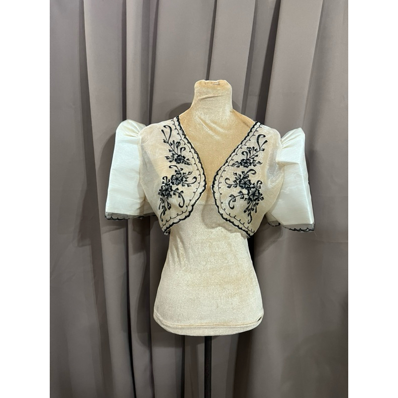 Modern Filipiniana Bolero Burda | Shopee Philippines