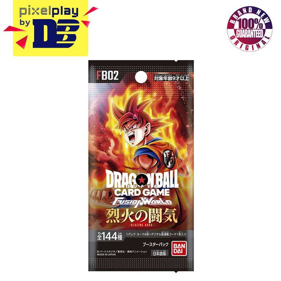 Dragon Ball Super Card Game Fusion World Blazing Aura Booster Pack (FB02) | Shopee Philippines