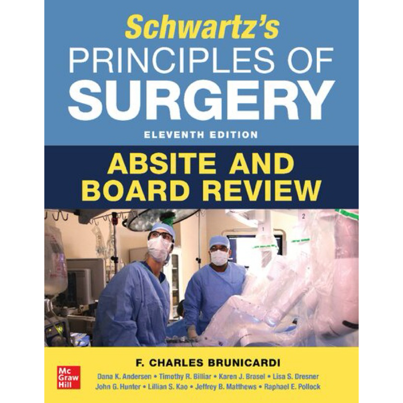 SCHWARTZ’S Principles of Surgery ABSITE AND BOARD REVIEW 11th Edition ...