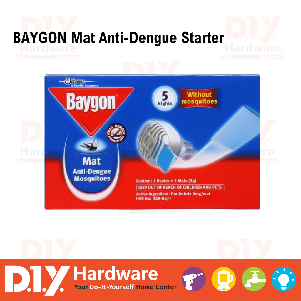 BAYGON Mat Anti-Dengue Starter | Shopee Philippines